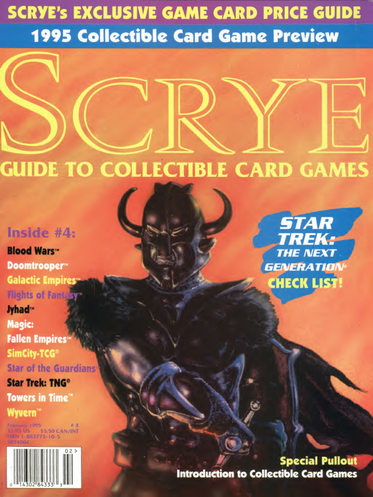 Scrye Issue 4 | PDF | Card Games | Trading Cards