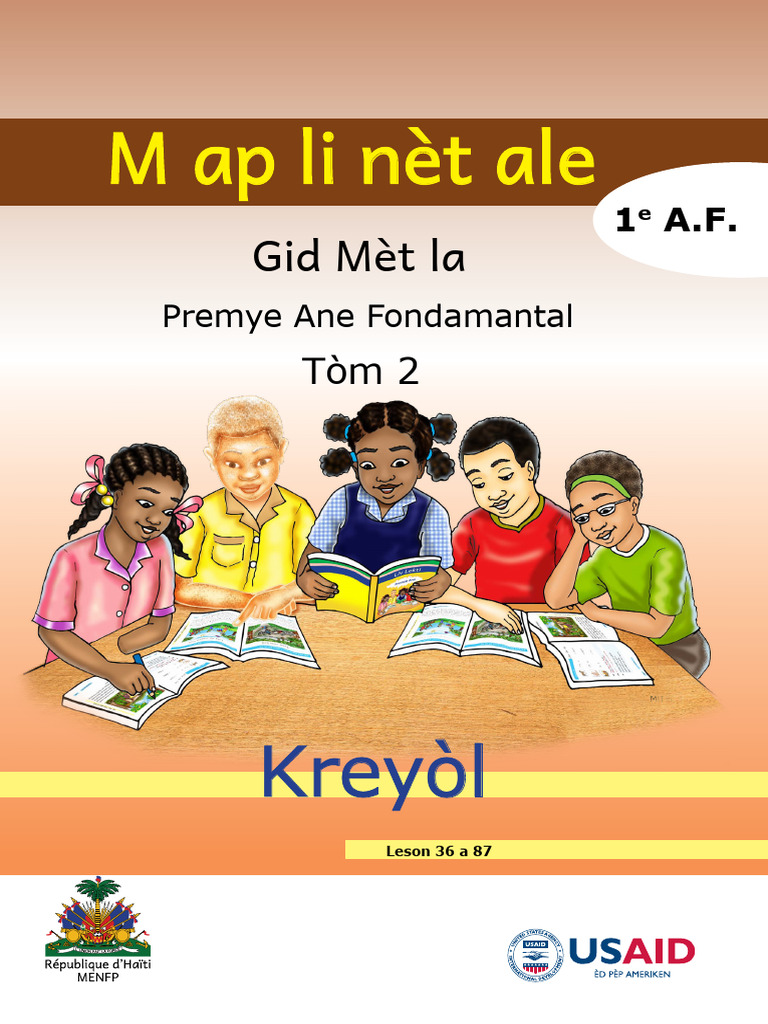 Teacher's Guide - Haitian Creole - Trimester 2 - First Grade | PDF