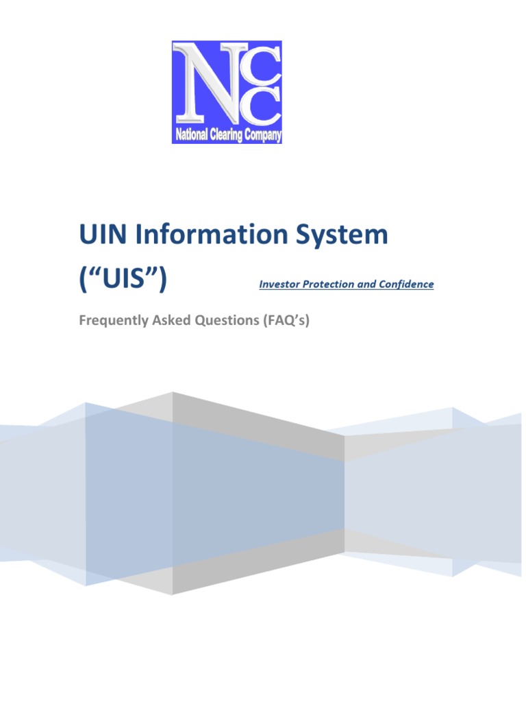 Investor Guide to UIS Access | PDF | Password | Email
