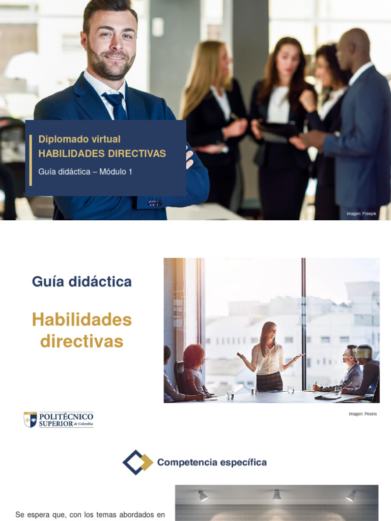 GD1-Habilidades Directivas | PDF | Liderazgo | Gestión del talento