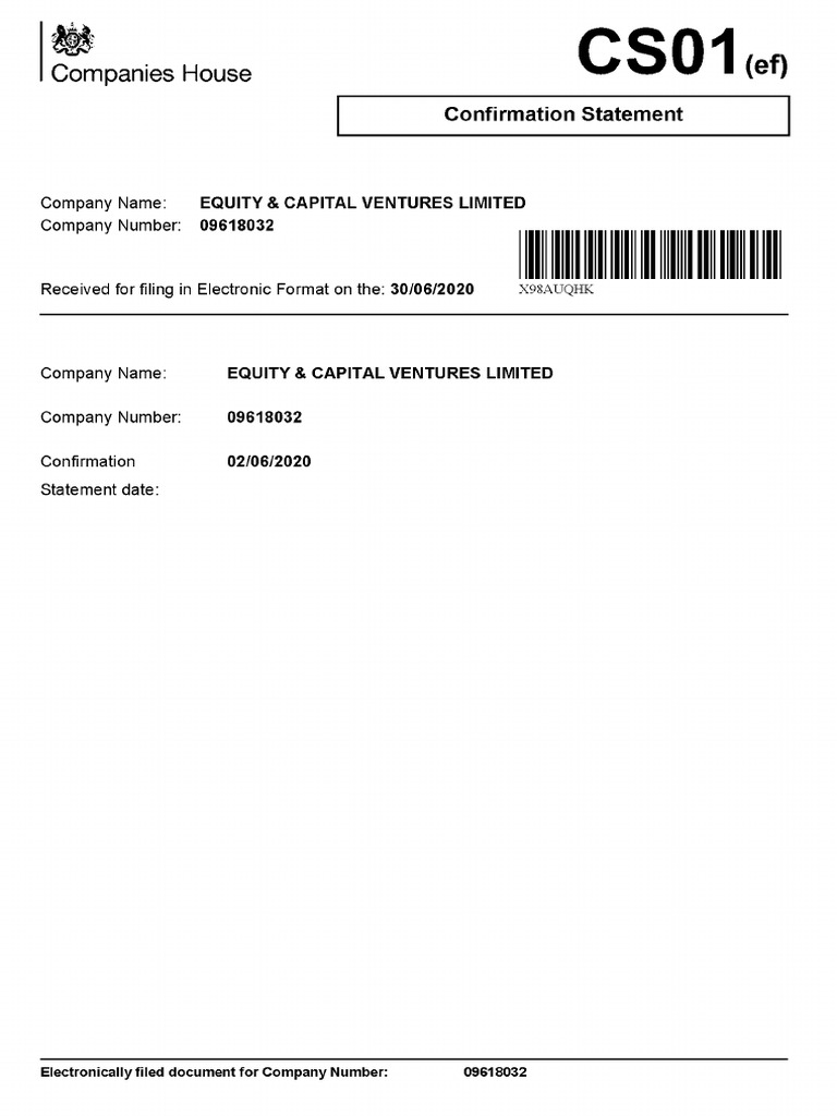 Companies House Document | PDF