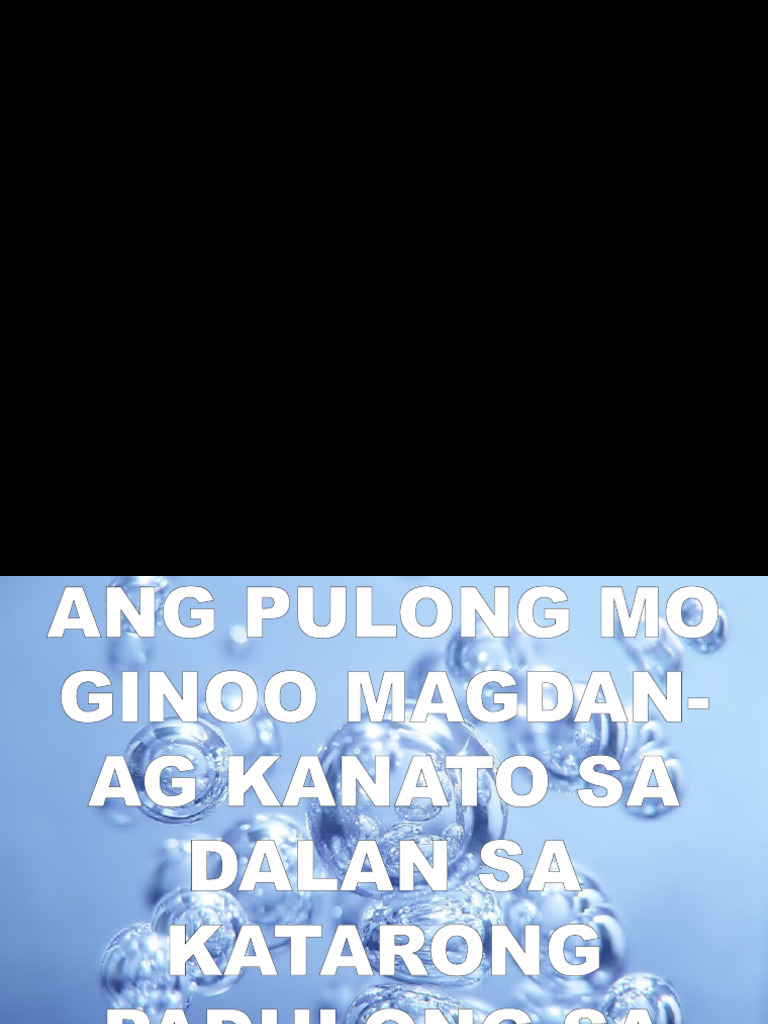 Ang Mga Mo GINOO | PDF