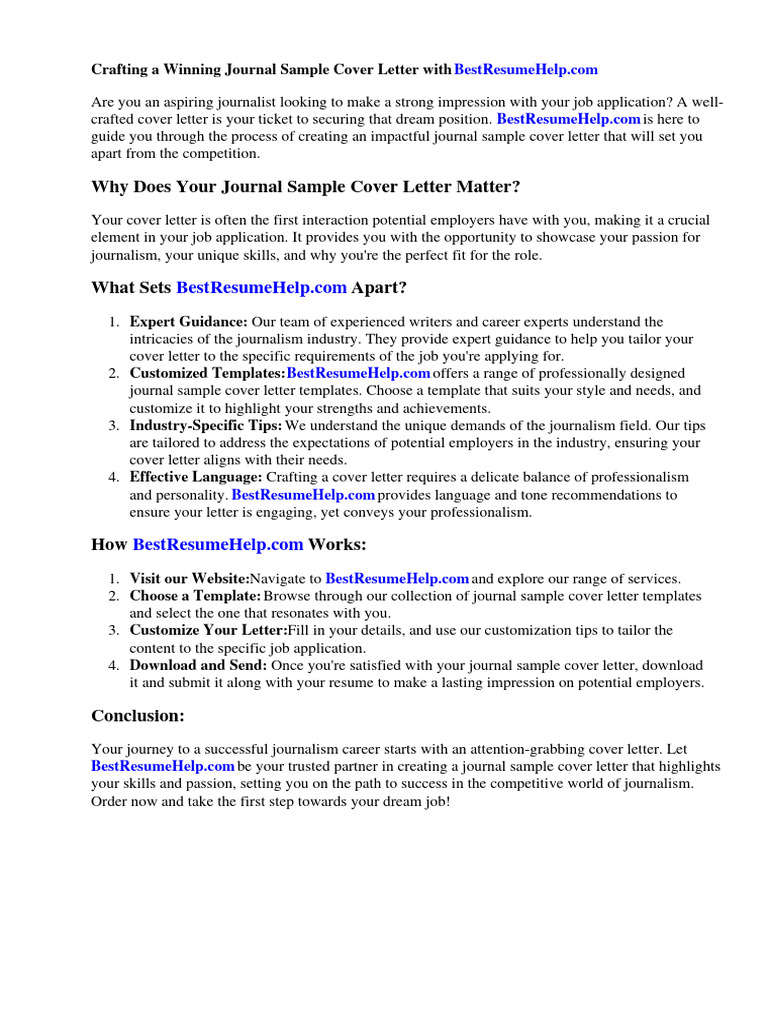 Journal Sample Cover Letter | PDF | Academic Publishing | Elsevier