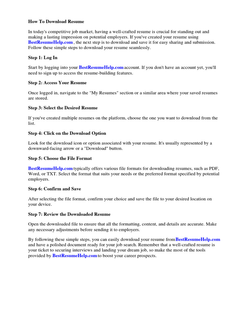 How To Download Resume From Indeed App | PDF | Résumé | Computing