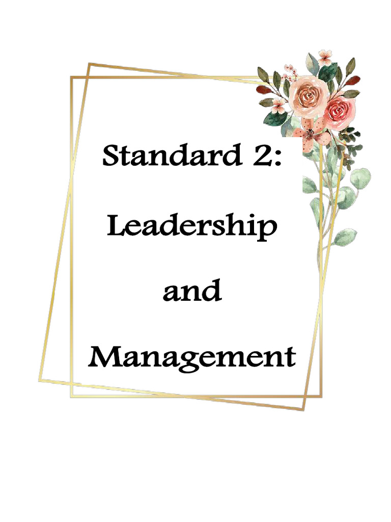 1.standard 2 Criteria and Guidelines | PDF | Leadership | Governance