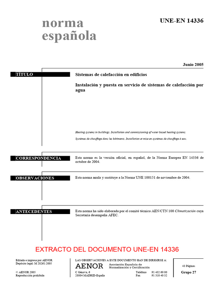 Instalación de calefacción por agua | PDF | Calor | Ingenieria Eléctrica