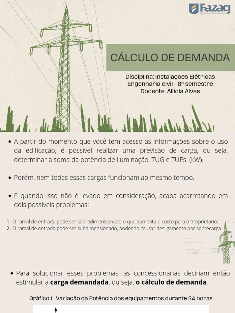 Calculo de Demanda | PDF | Cálculo | Potência (Física)