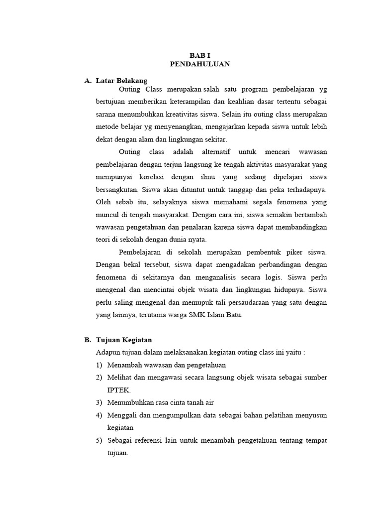 Outing Class - DKV 1 Kelompok 1. | PDF | Perjalanan