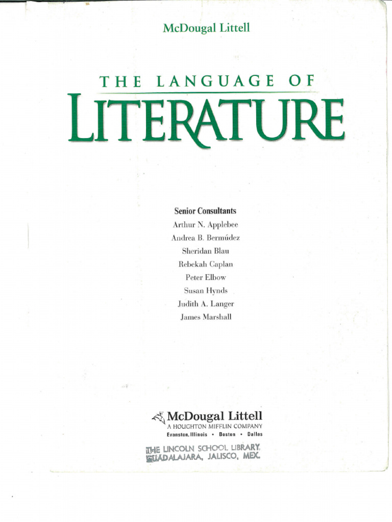 Literature 8th Grade-Part1 | PDF