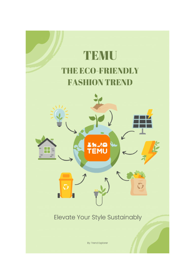 Temu: The Eco-Friendly Fashion Trend - Elevate Your Style Sustainably ...