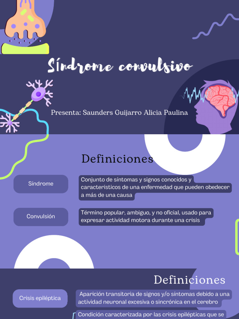 Sindrome Convulsivo | Descargar gratis PDF | Epilepsia | Sistema nervioso