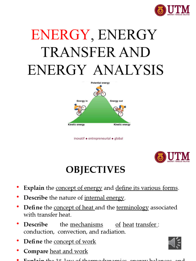 Energy Transfer and Thermodynamics Guide | PDF | Heat | Heat Transfer