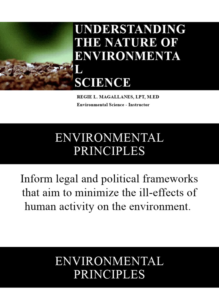 Chapter 1 Understanding The Nature of Environmental Science | PDF ...