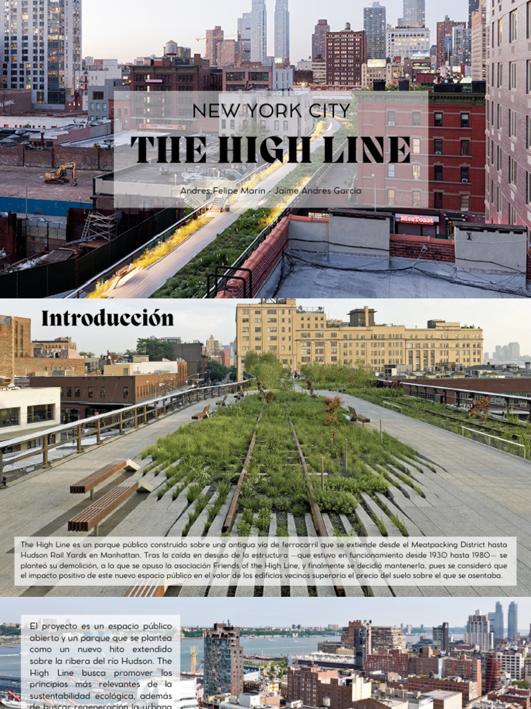 The High Line NY | PDF | Nueva York | Transporte ferroviario
