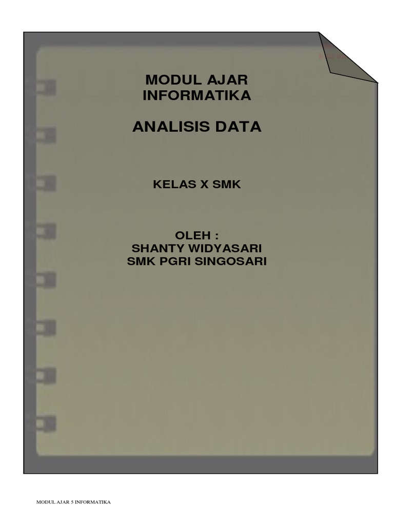 Analisis Data | PDF