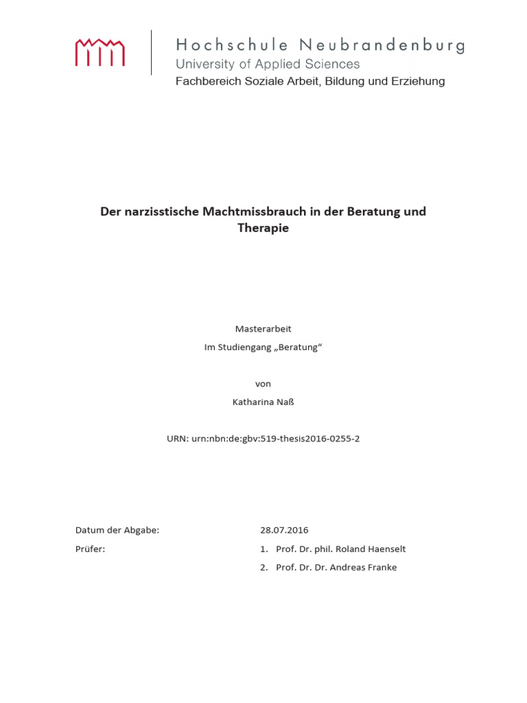 Masterthesis Nass 2016 | PDF