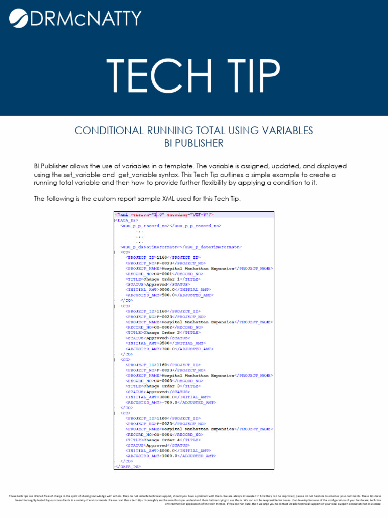 Conditional Running Total Using Variables | PDF | Variable (Computer ... Conditional Running Total Using Variables | PDF | Variable (Computer ...