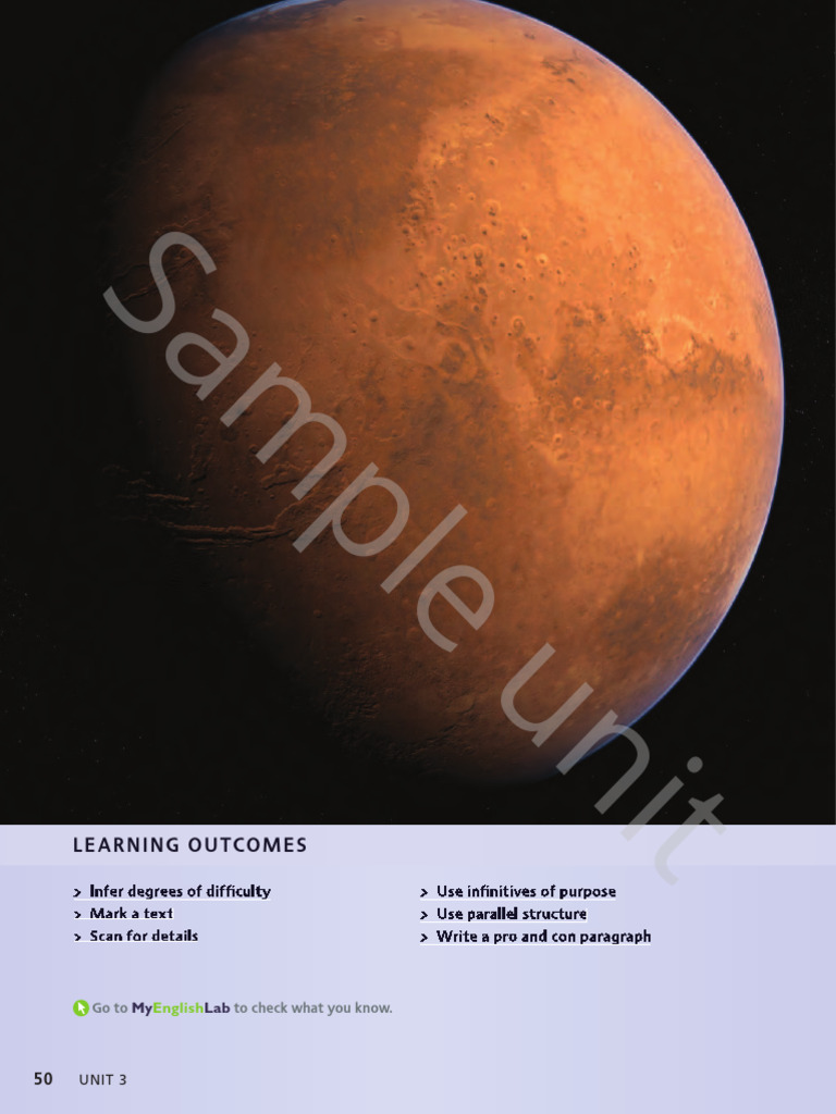 NorthStar L3 U3 Reading Writing - Student Book | PDF | Mars | Curiosity (Rover)