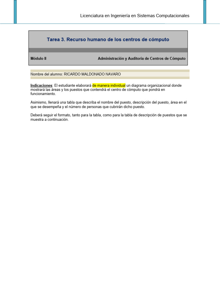 Tarea 3 | PDF | Informática | Programación de computadoras