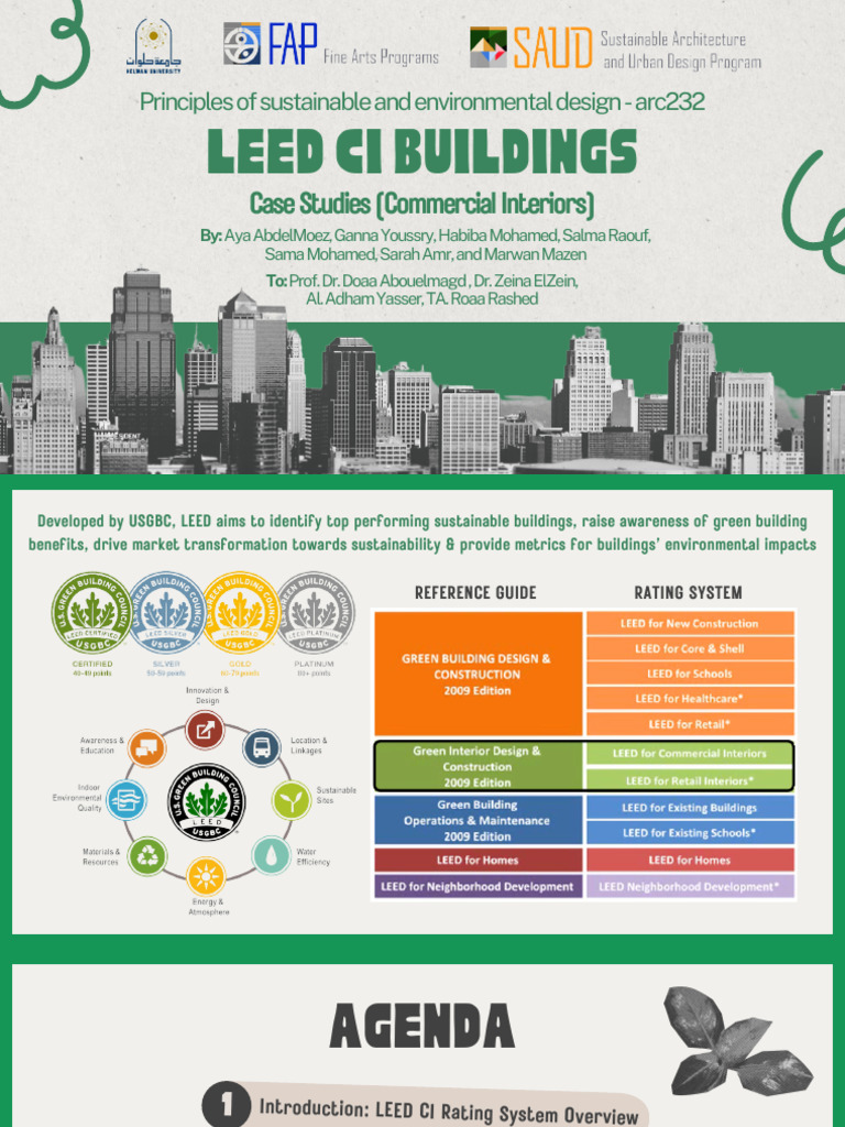 LEED CI Case Studies | PDF | Volatile Organic Compound | Green Building
