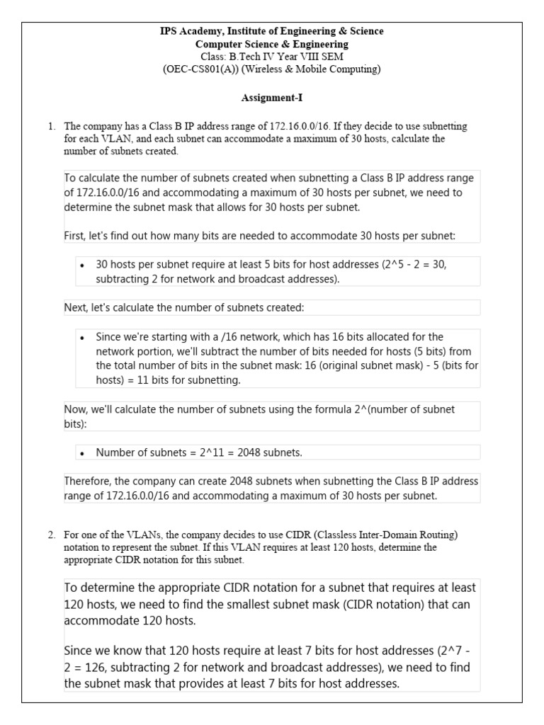 WMC Assignment F1+F2+F3 (1) Ans | PDF | Routing | Transmission Control Protocol
