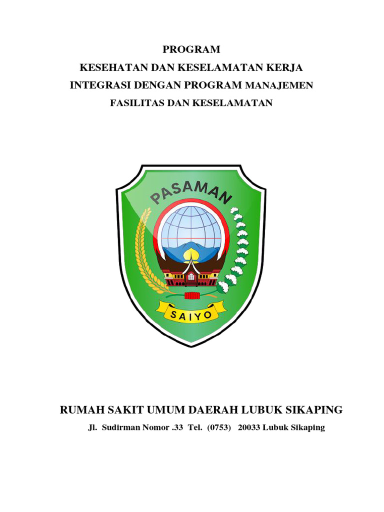 Program K3 Integrasi Dengan Program MFK | PDF