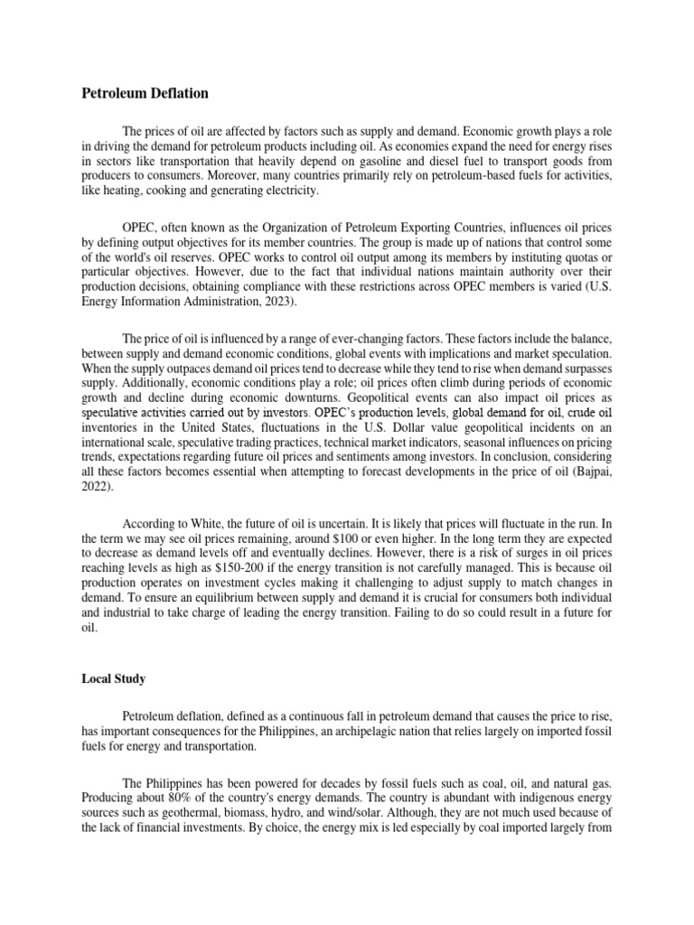 RRL Draft | PDF | Biodiesel | Price Of Oil