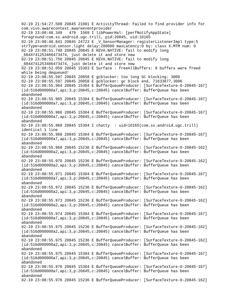 Log | PDF | Software Engineering | Computing Platforms