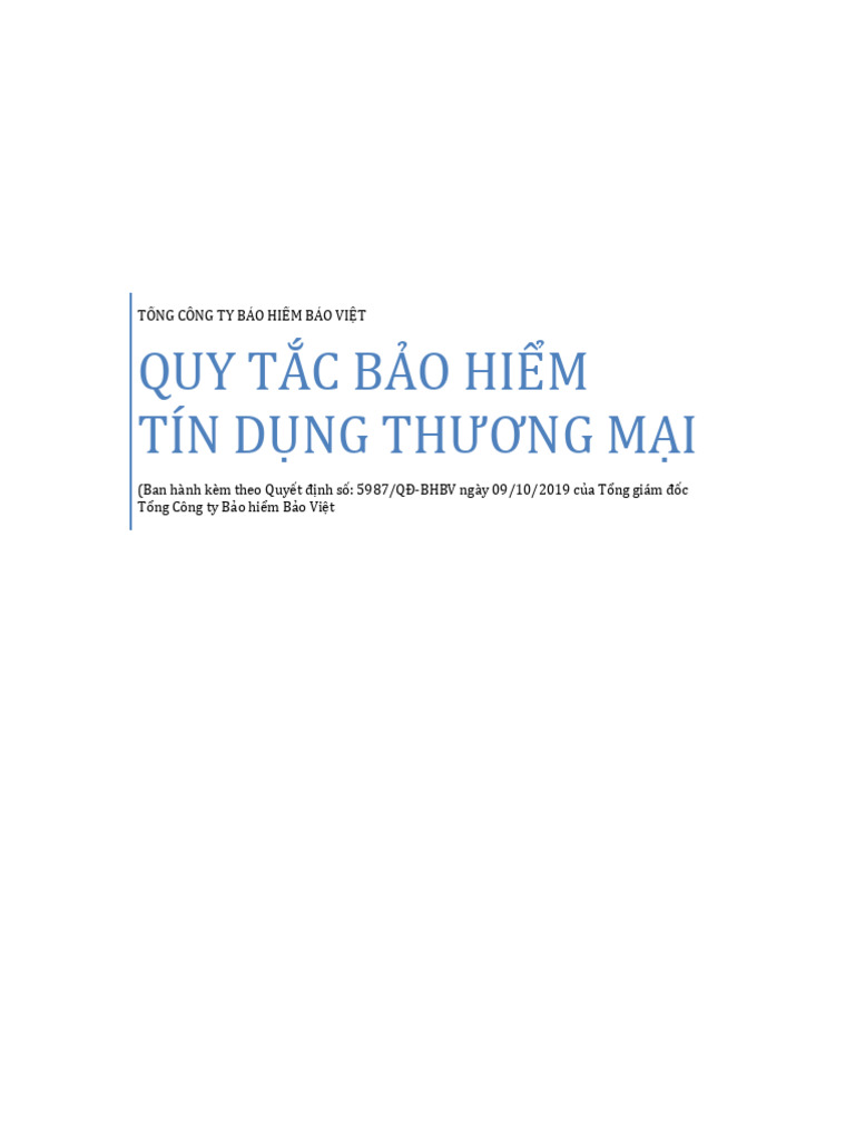 Quy Tac Bao Hiem | PDF