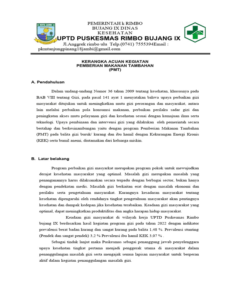 Kak PMT | PDF | Kesehatan Holistik