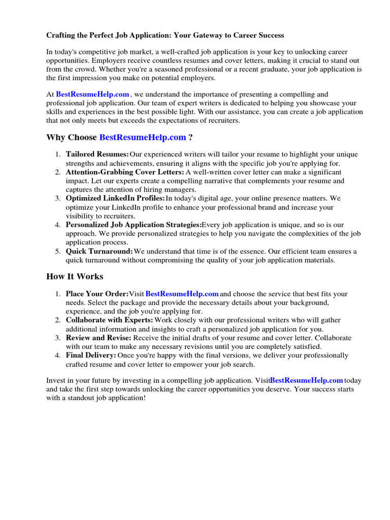 Job Application Letter Sample With No Experience | PDF | Résumé ...