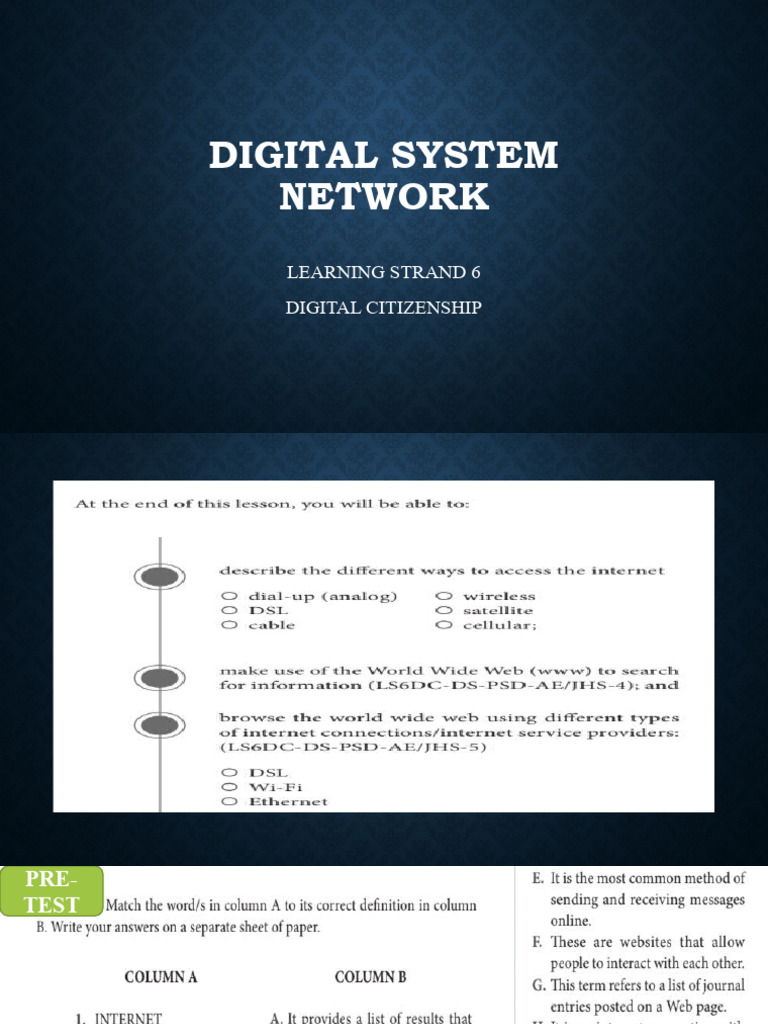 Digital System Network-Ls6 | PDF
