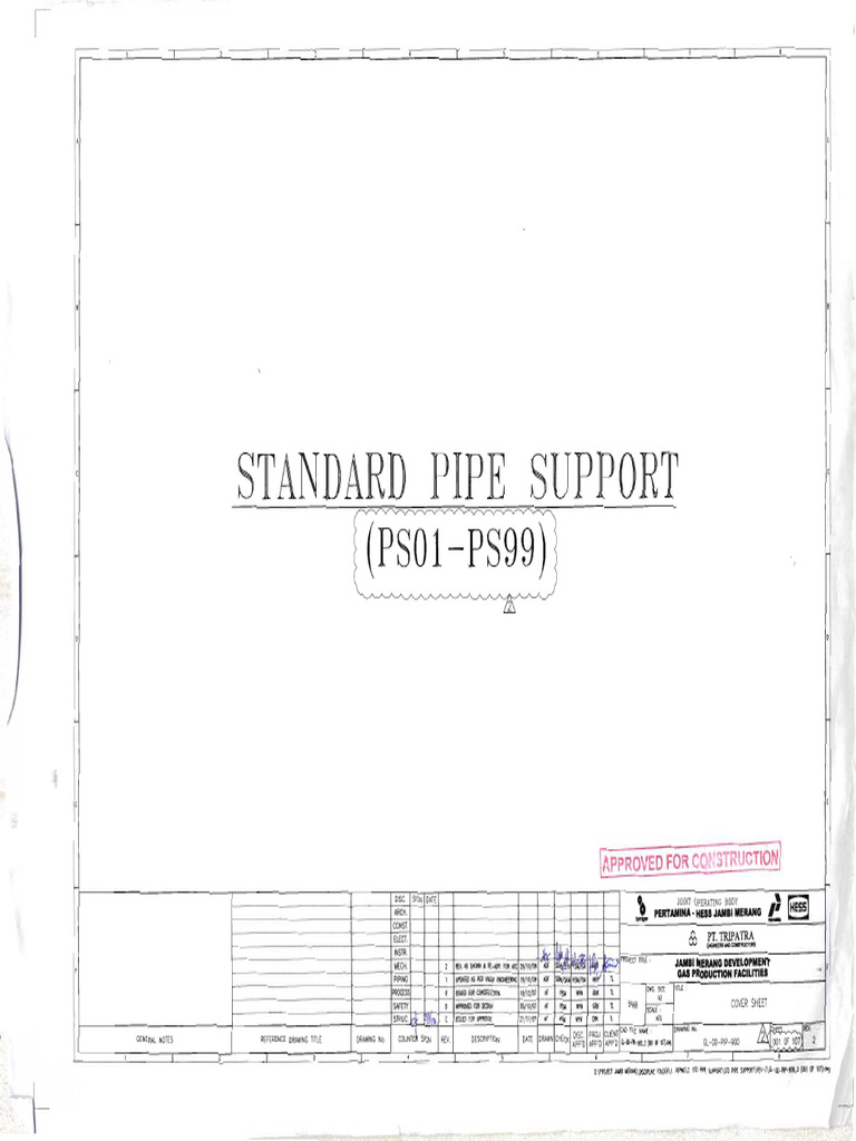 GL-00-PIP-900 Rev.2 Standard Pipe Support | PDF
