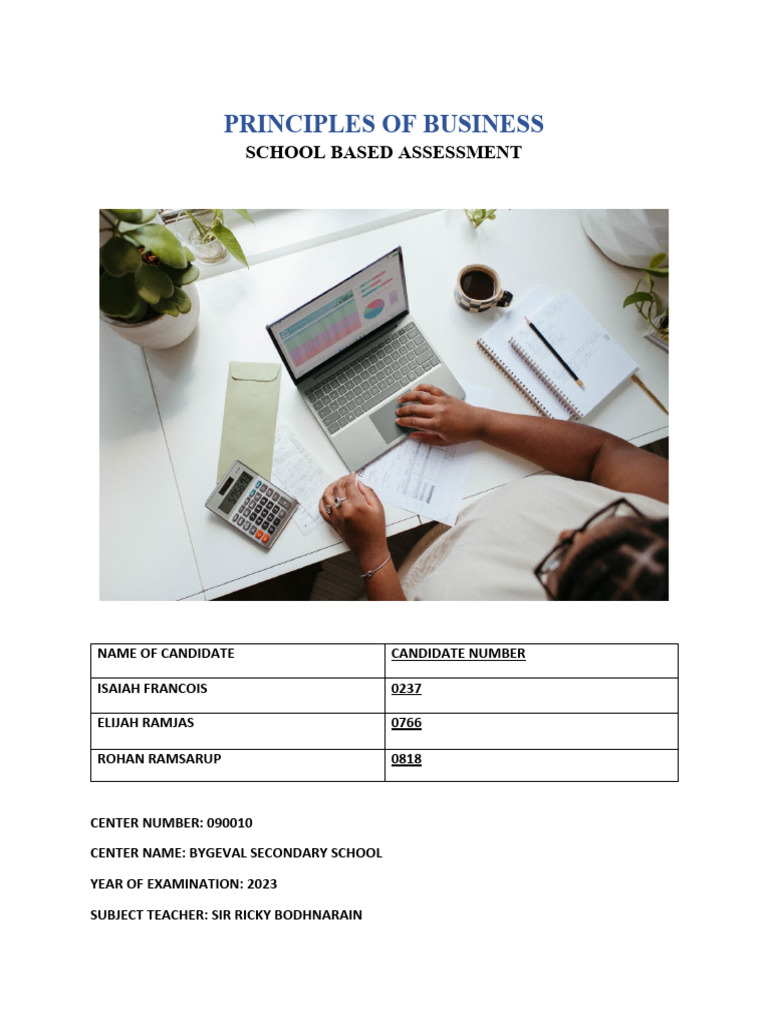 Pob Finals | PDF | Profit (Economics) | Questionnaire