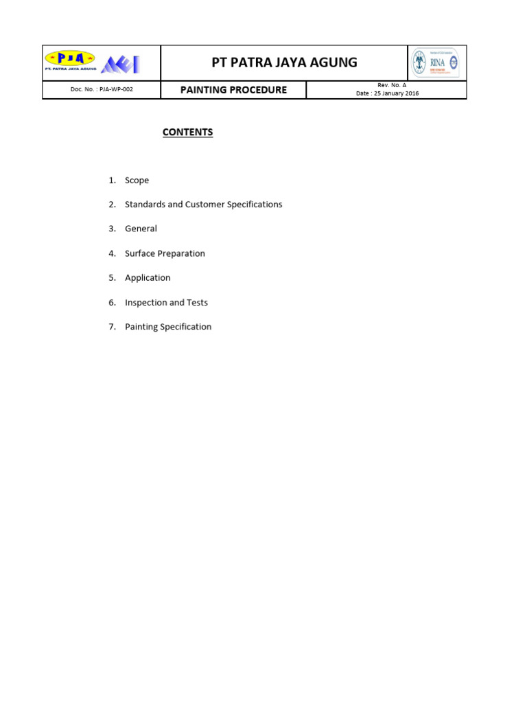 Painting Procedure - Rapid Petronas | PDF | Paint | Industrial Processes