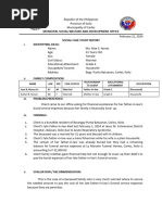 Social Work Case Study Sample | PDF | Health Sciences | Health Care