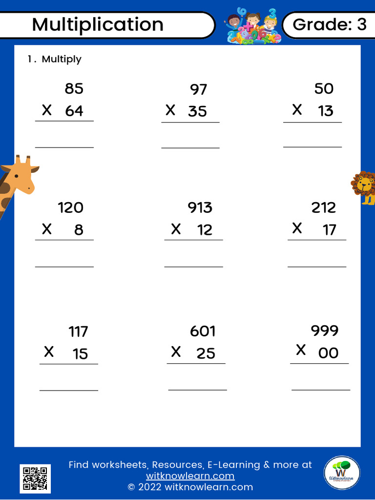 Multiplication Worksheet For Grade 3 0 2023 12 04 092146 | PDF ...