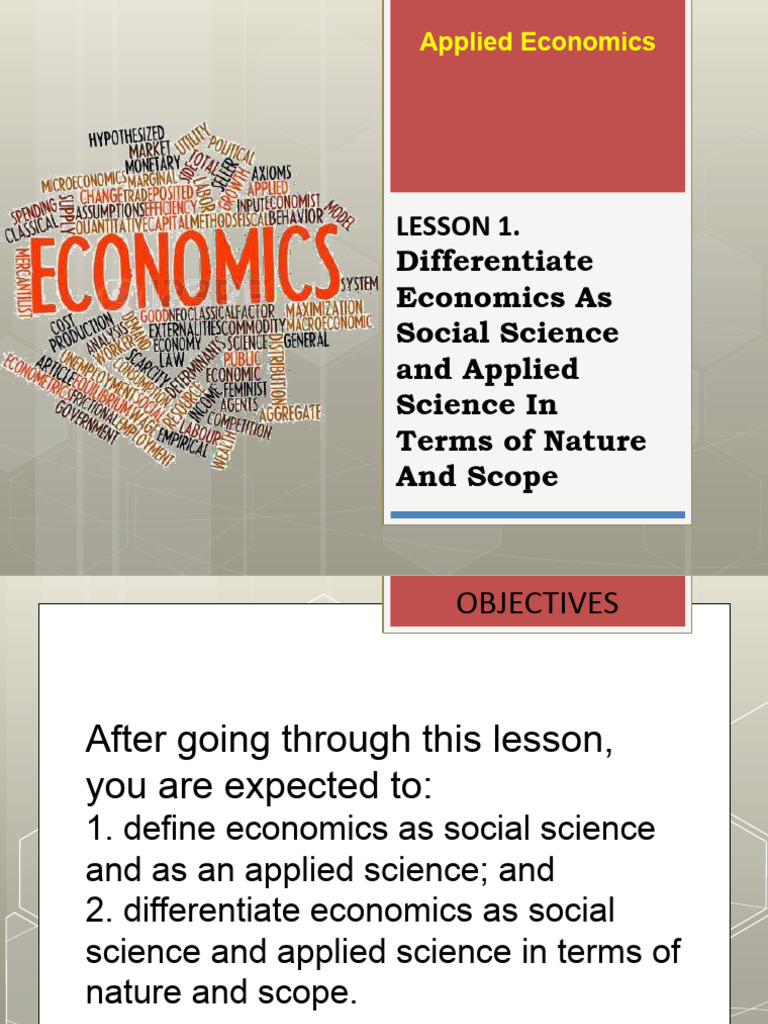 Economics: Social vs. Applied Science | PDF | Economics | Labour Economics