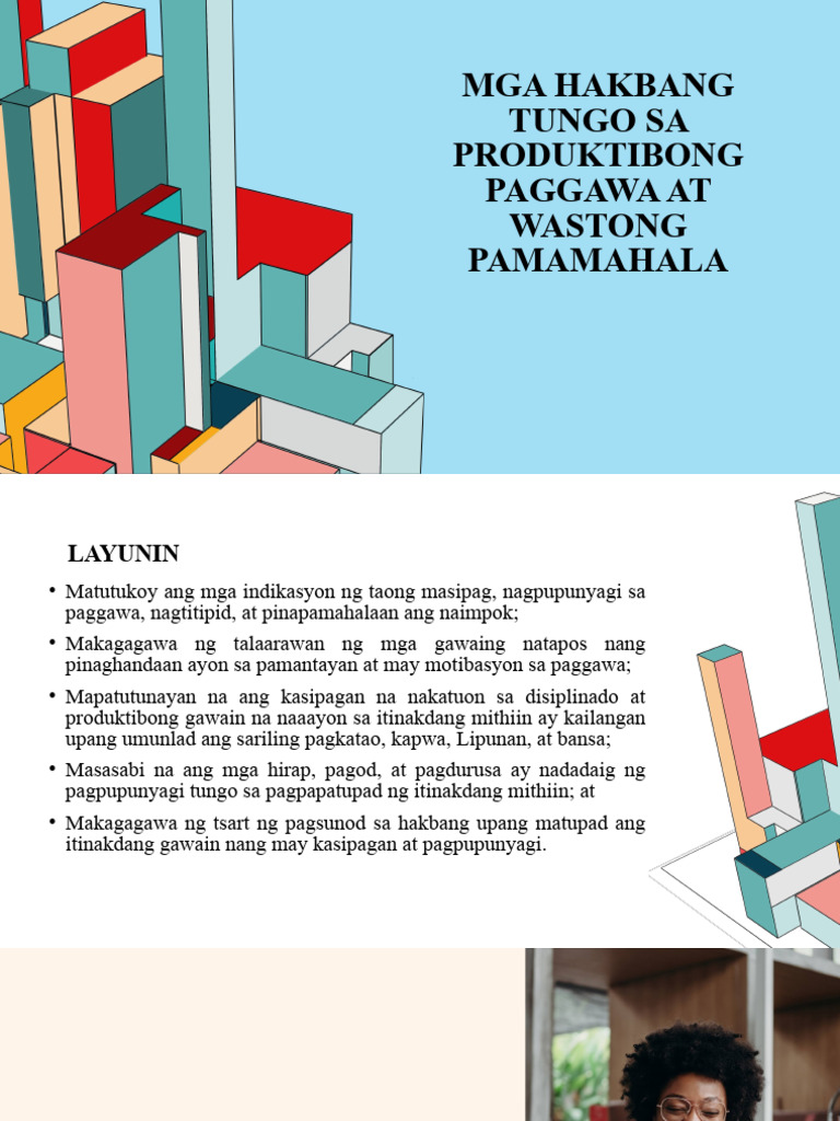 3Q ESP9 W3 Mga Hakbang Tungo Sa Produktibong Paggawa at Wastong | PDF