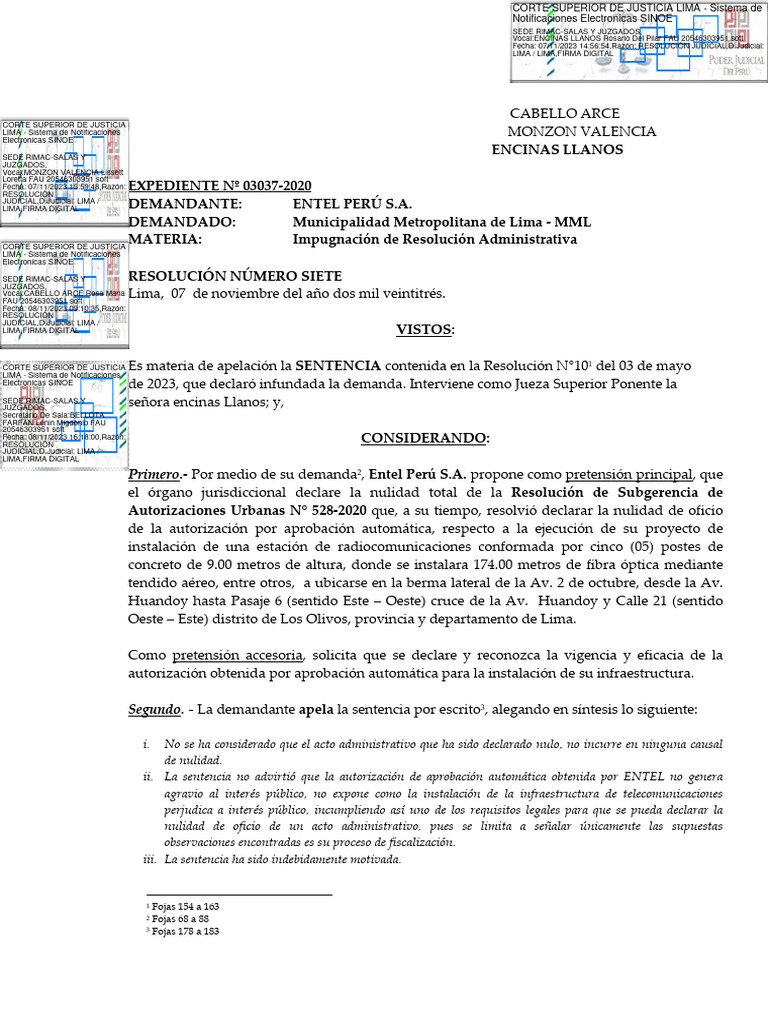 Nulidad de Oficio | PDF | Sentencia (ley) | Esfera pública