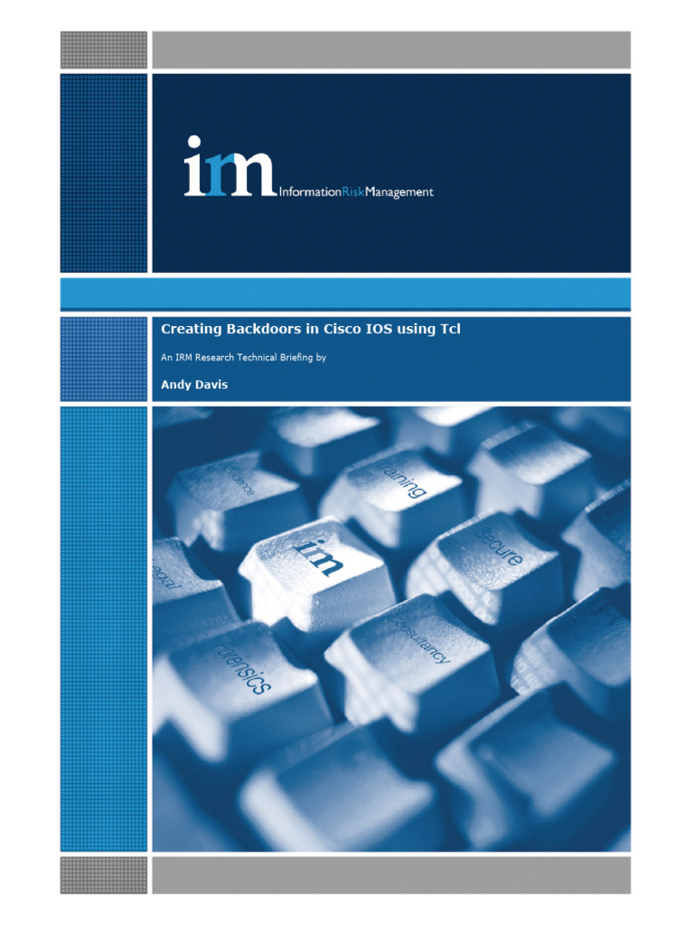 Tcl Scripting for Cisco IOS Guide | PDF | Computer Science | Internet ...