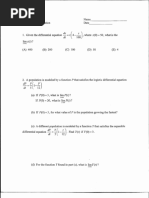 Unit 6 Practice - AP Calculus BC | PDF | Technology & Engineering