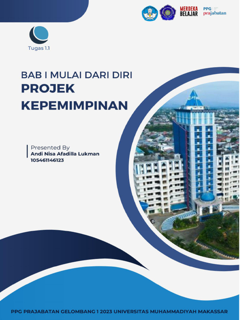 Bab I Tugas 1.1 Mulai Dari Diri Projek Kepemimpinan | PDF | Karier & Perkembangan