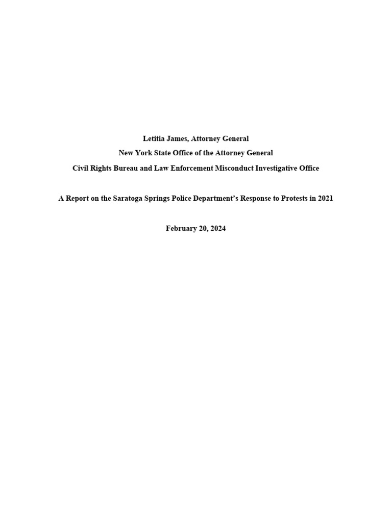 2024.02.16 SSPD Compiled Report Final-Final | PDF | Black Lives Matter | Arrest