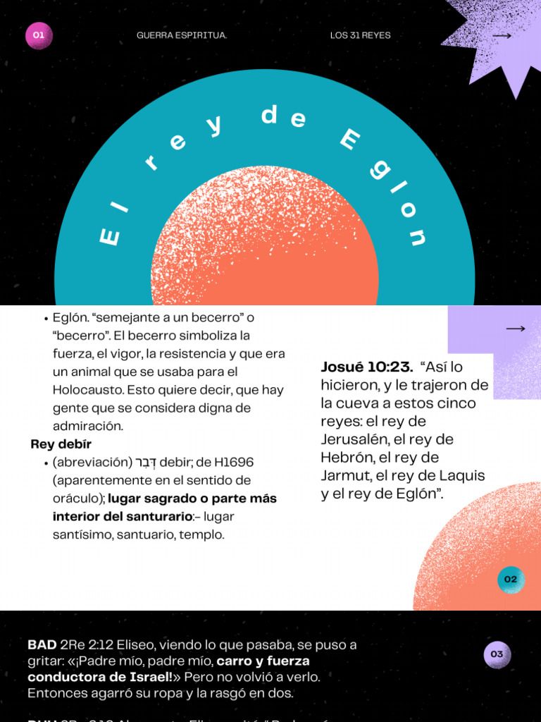 Lecc 7 Rey de Eglon | PDF