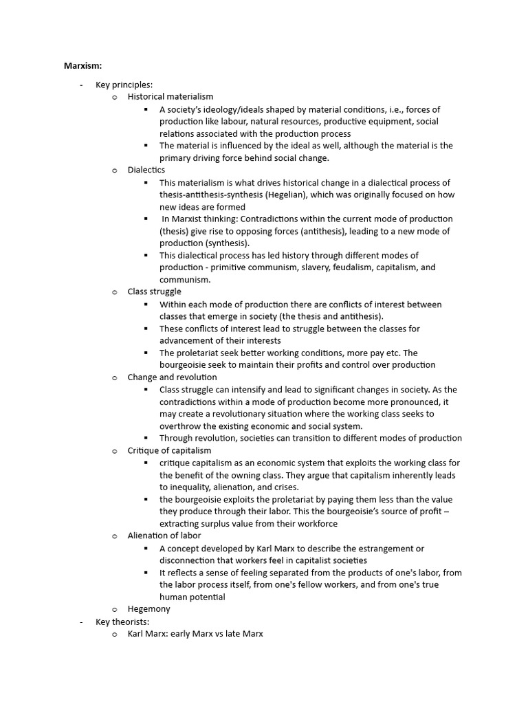 GOVT2991 Study | PDF | Dialectic | Communism