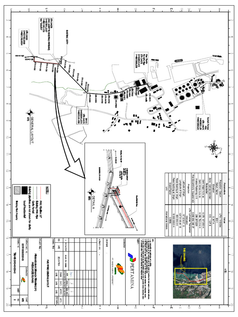 Tnu-Nk-Dwg-40-003-A3-Pmk Piping General Layout | PDF