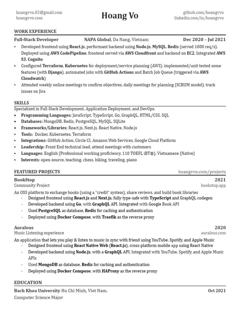 Sample Resume For Faang | PDF | Amazon Web Services | My Sql Sample Resume For Faang | PDF | Amazon Web Services | My Sql