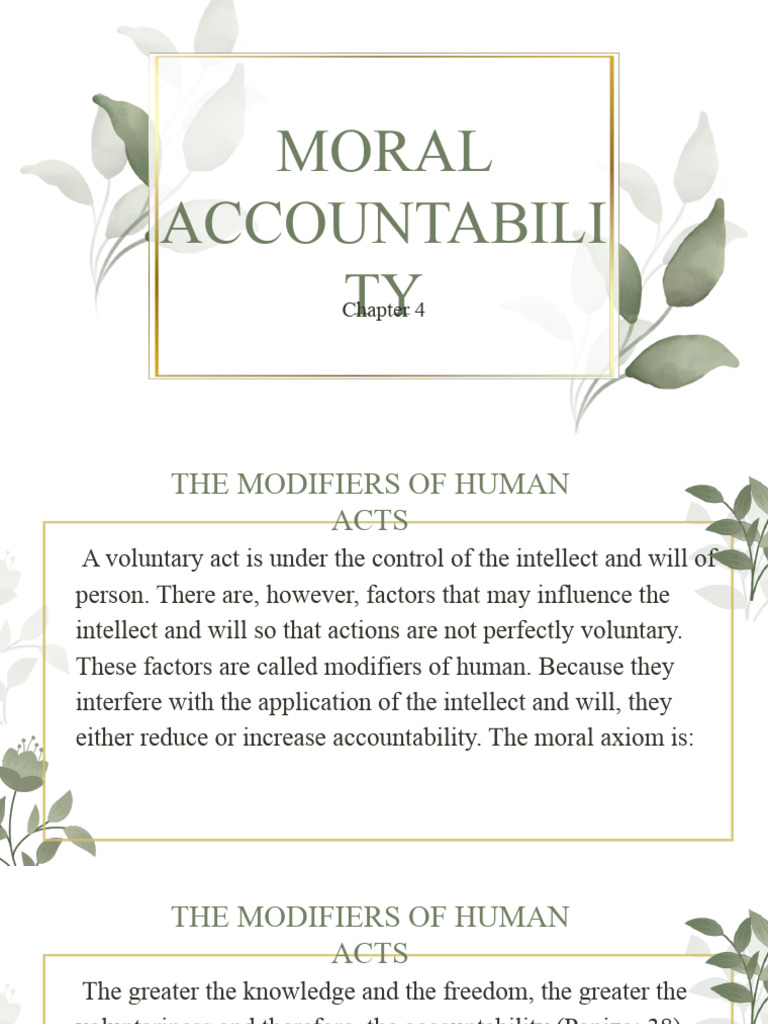Modifiers of Human Accountability | PDF | Fear | Emotions