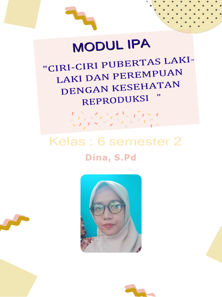 Modul Masa Pubertas. | PDF | Kesehatan Holistik